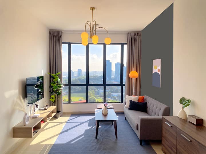 Veranda-2br,4pax L 5min>ciq&ksl L Fastwifi L A2106 - Johor Bahru