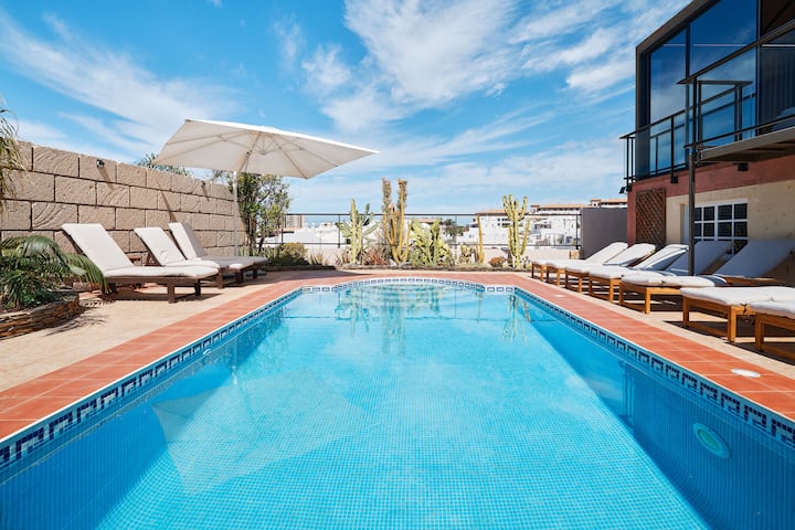 Casa Del Mirador Vue Panoramique, Piscine Chauffée - Adeje