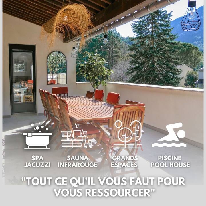 Ambre - 10 Pers - Maison D'exception - La Motte-Chalancon