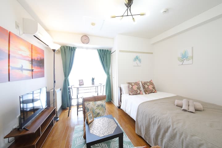 すすきのも中島公園も直ぐそこの好立地！設備充実！エアコン完備！ - Sapporo