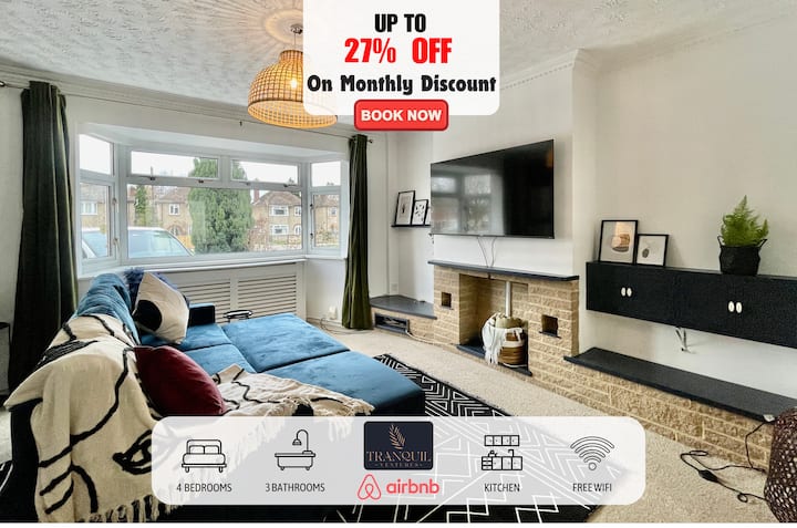 Upto27%off|monthlyoffer|family|leisure|sleeps8 - Oxford