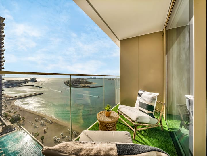 Sunsets On Private Beach | Ultra Chic 2br Luxury - Dubai