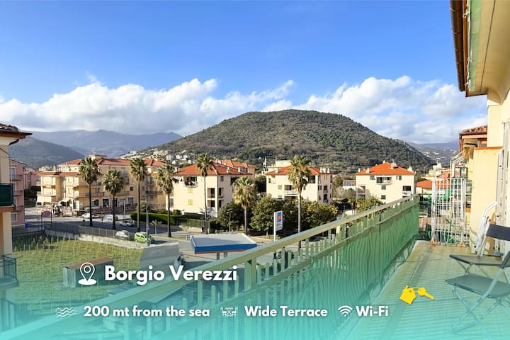 [200 Metri Dal Mare] Relax Con Terrazzo E Vista - Pietra Ligure