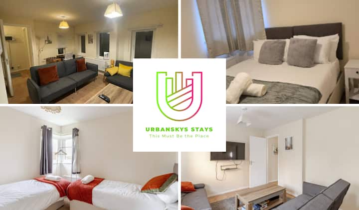 Cosy 3 Bed House Sleeps 6, Free Parking - Milton Keynes
