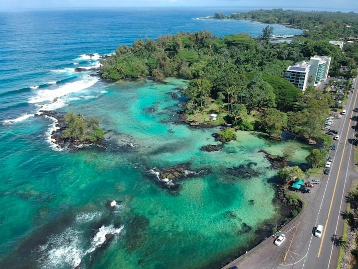 Tropical  Penthouse With Views - Mauna Loa Shores - Hilo, HI