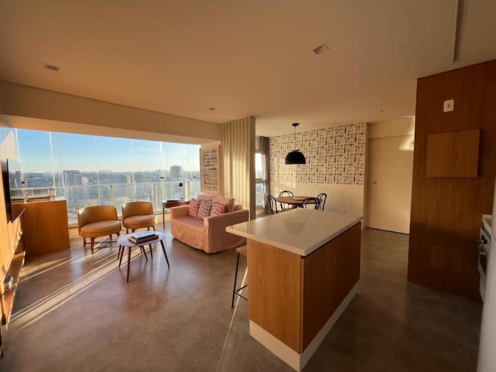 Apto. 62m2 - Vista Incrível - 10 Min Metrô Butantã - Pinheiros