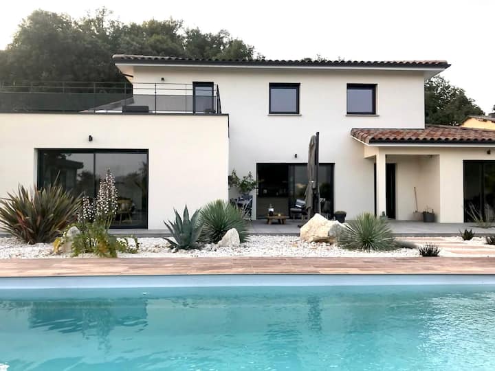 Villa Avec Piscine - Saint-Lattier