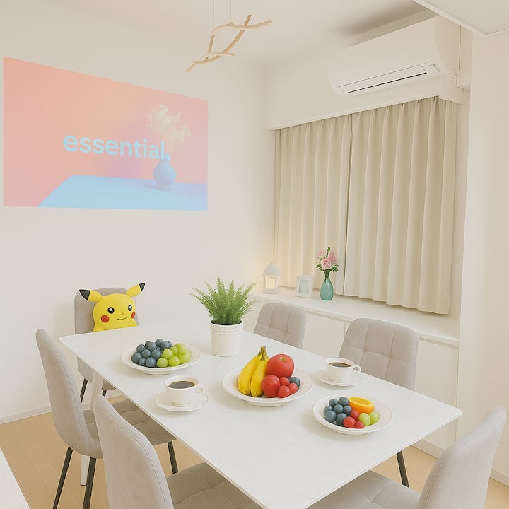 New! 104㎡ / 12ppl / 6 Double Beds / 5min Shinjuku - Ikebukuro