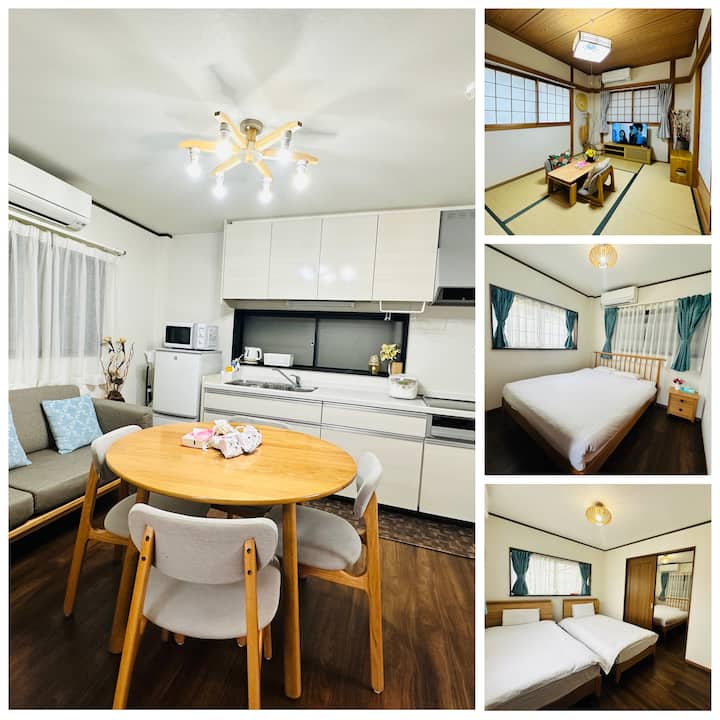 2min Kishinosato Stn, Japanese Villa, Namba Direct - Japan