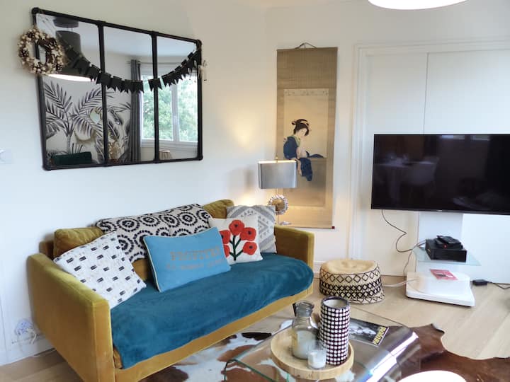 Procé - Apt Lumineux Et Cosy, Vue Sur Le Parc - Nantes