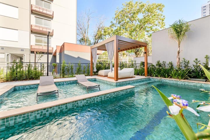 Piscina, Smarttv, Cowork, Ar, Fitness, Vaga Grátis - Alvorada