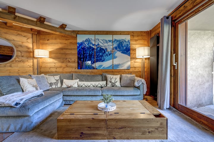 Cosy 74m2 Vue Jardin | Remontée 250m | Parking Bus - Chamonix