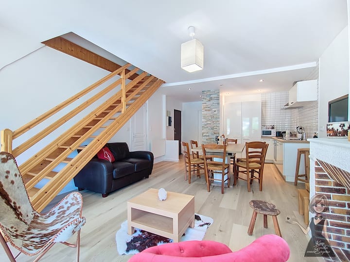 Duplex Moderne Avec Vue Montagne - Cauterets