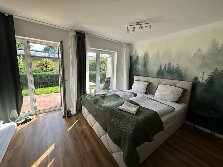 Fächerlofts Black Forest Terrasse 40qm Studio Wlan - Karlsruhe