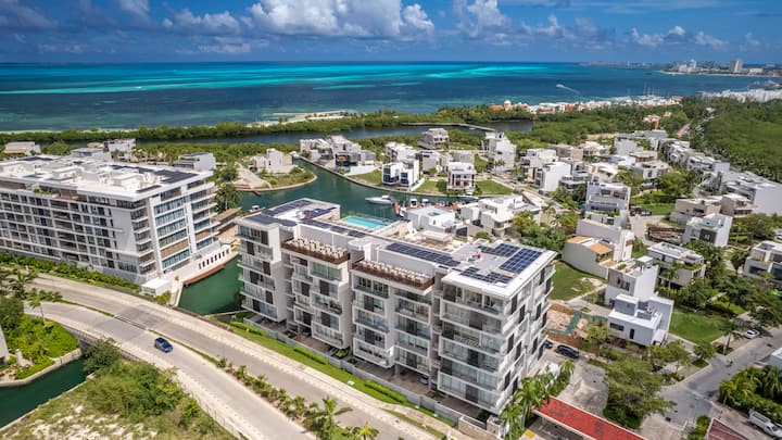 Penthouse De Lujo Frente Al Mar Caribe - Cancún