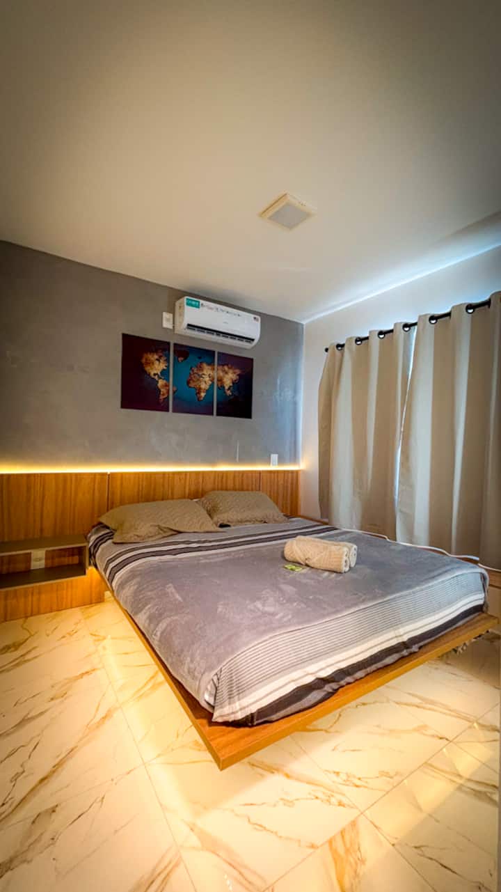 Apto Novinho, Ar, 5 Min  Centro / 4102 - Foz do Iguaçu