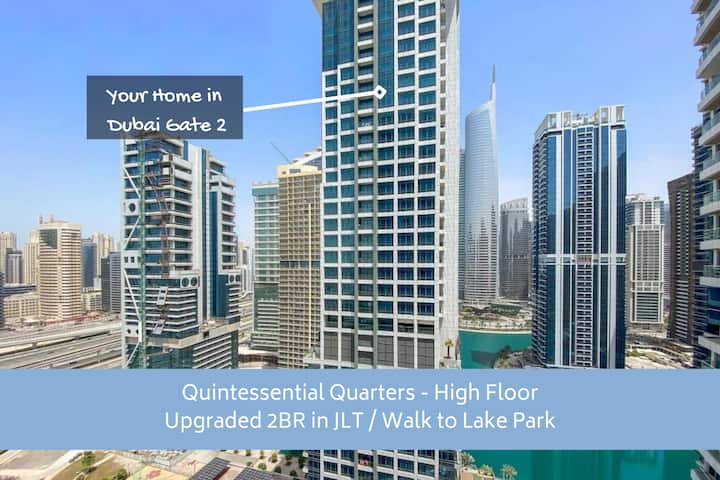 High Floor Upgraded 2br In Jlt / Walk To Lake Park - Dubai