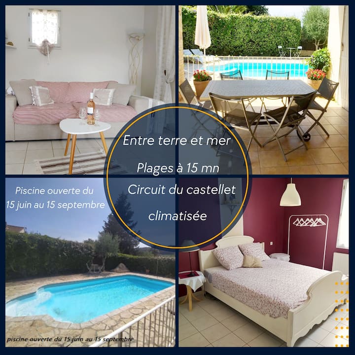 Villa Sormiou - Piscine - 10 Mn Plage - Le Castellet