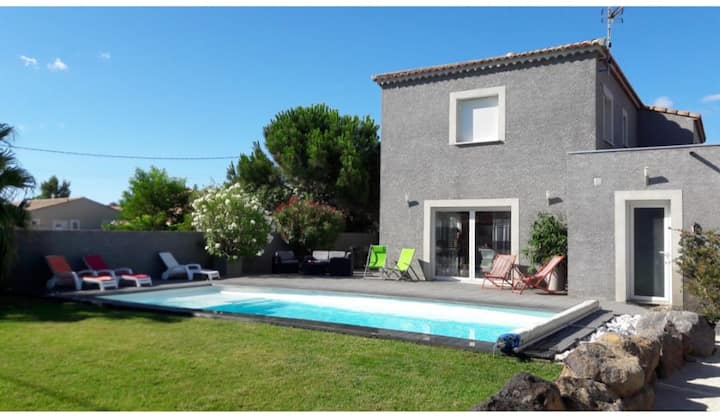 Villa Spacieuse - Au Calme -Piscine - Jaccuzi - - Agde