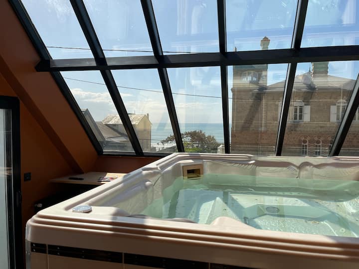 Le Clos Fleuri - Grande Maison De Plage - Jacuzzi - Jullouville