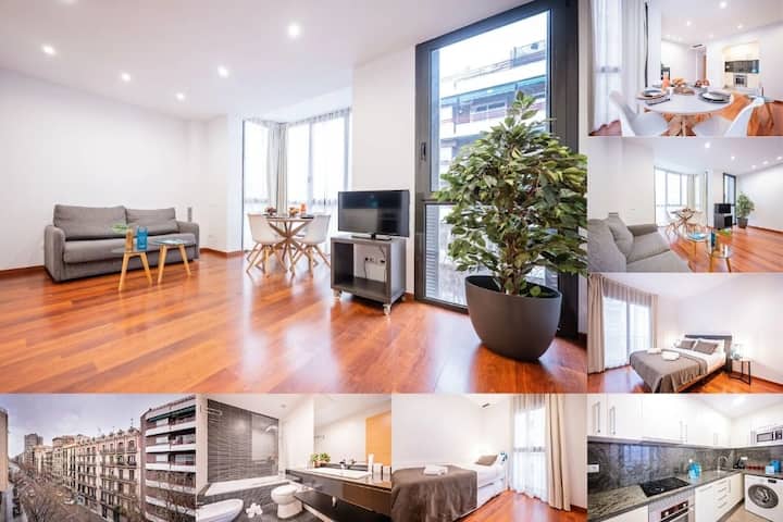 Superbe Coloc 4ch 2sdb L'eixample 8 Pers - Barcelona