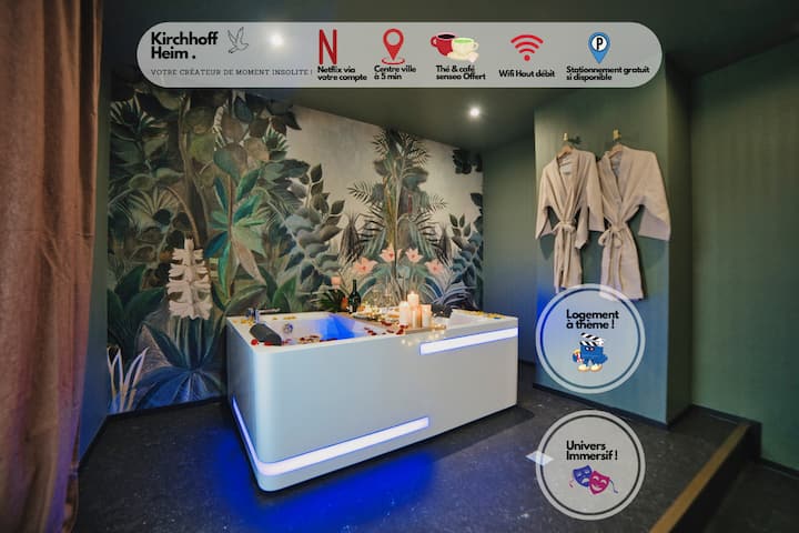 Colonial Insolite Jacuzzi Privatif 5min Du Centre - Mulhouse