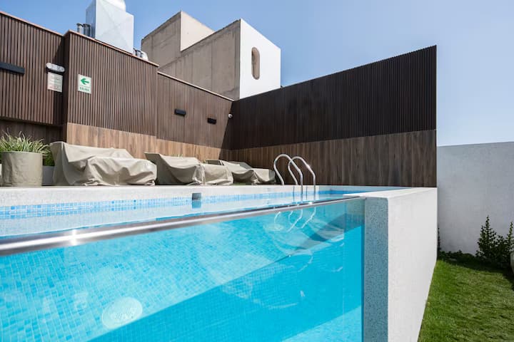 Miraflores Mid-century Oasis | Desk | Yoga | Pool - Perú