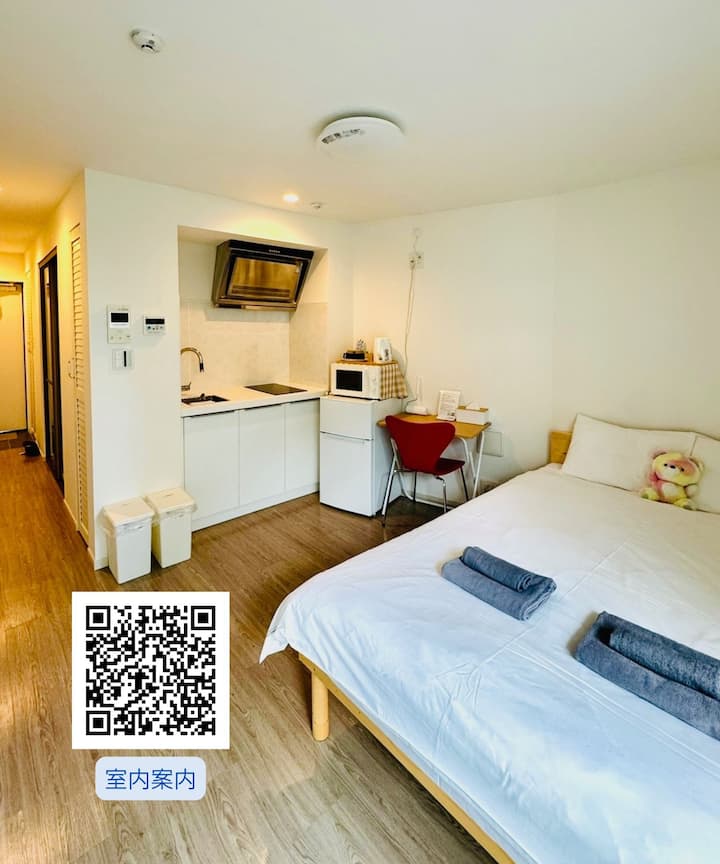 池袋暖居 201｜広々23平米の清潔なダブル部屋・中国語ok・池袋電車5分 - Tokyo