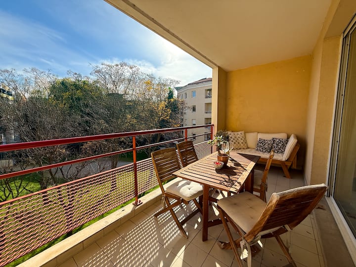 ÉLégant 3p Lumineux, Terrasse – Montpellier Centre - Montpellier