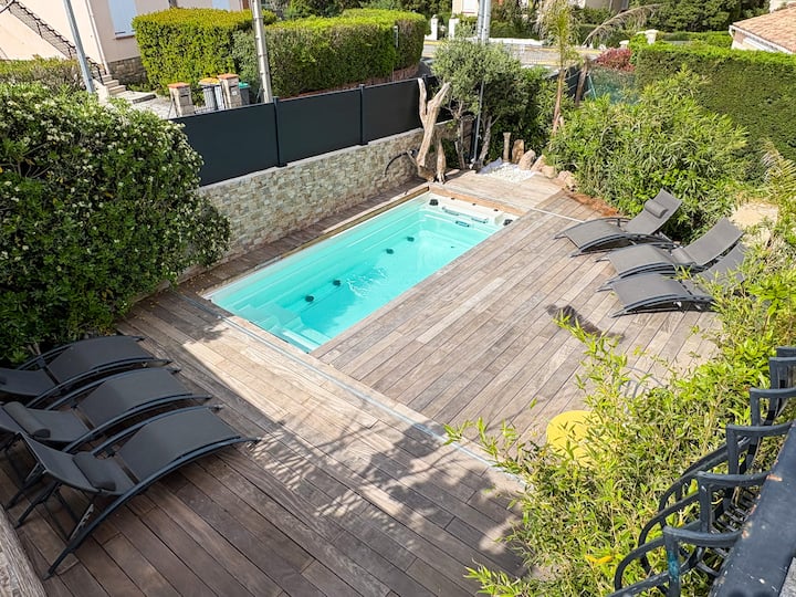 Haut De Villa, Piscine Privée 7pers - Puget-sur-Argens