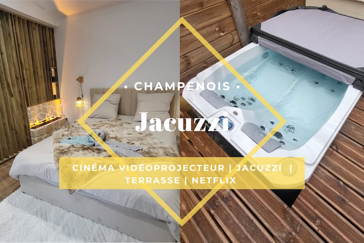 Le Chalet Champenois | Jacuzzi | Cinéma Netflix - Troyes