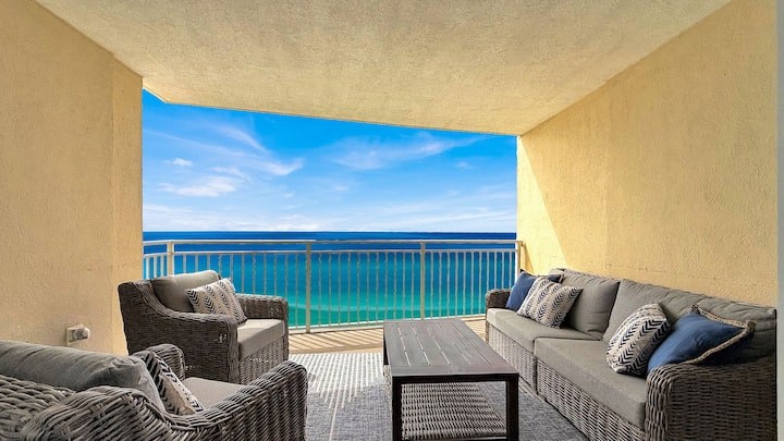 21st Floor Gulf Views | 2br Beachfront | Sleeps 9 - Panama