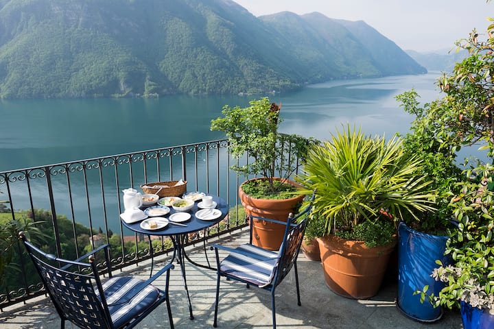 Villa Mit Traumhaften Panorama-see-blick - Lugano