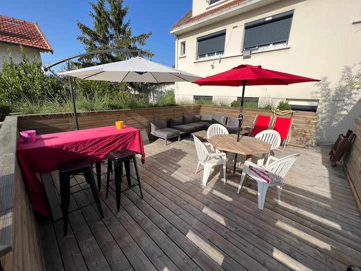 Eastern Paris Terrace - Terrasse - 15min De Paris - Romainville