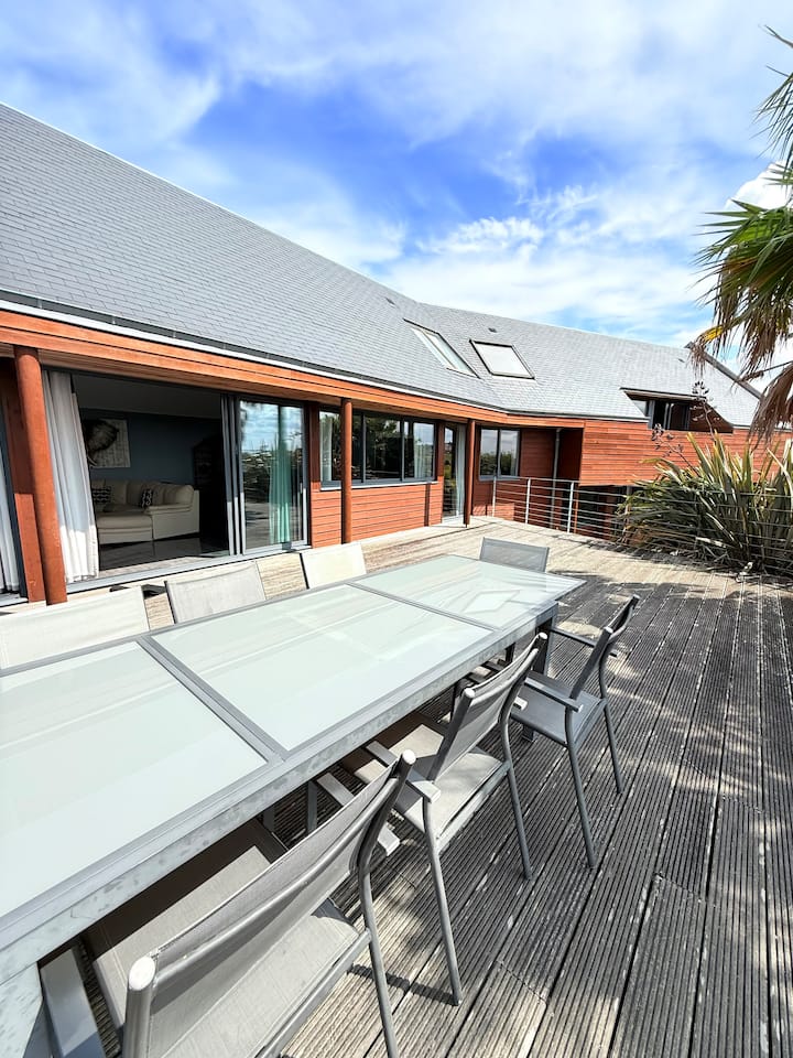 Villa Finistère Sud Piscine Intérieur Vue Mer - Finistère