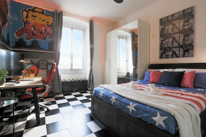 5 Min To Treins • Smart Work • 1g Wifi • 3 Bedroom - Genoa