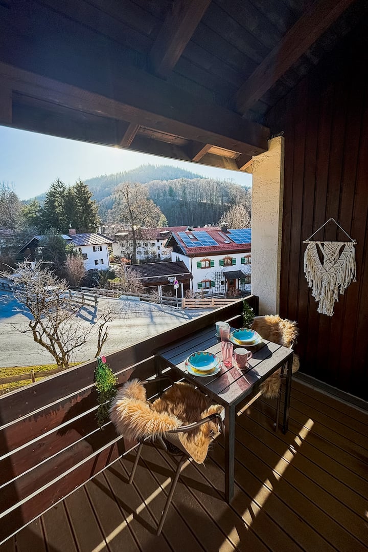 Zentrales Apartment Mit Balkon Direkt Am Wanderweg - Kreuth