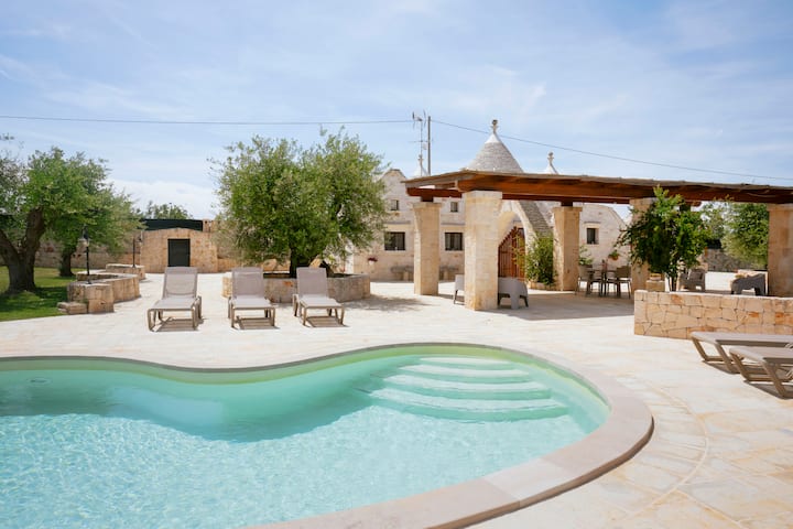 Trullo Ulivo- "Il Colle Del Noce" With Pool - Apulia