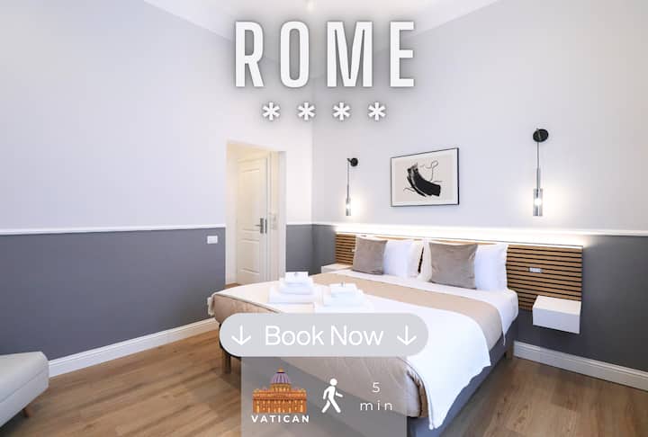 [Centre Rome] Suite Luxueuse+salle De Bain Privée - Rome