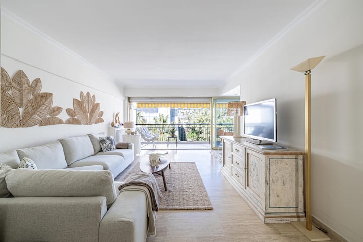 Palm Beach, 100 M Des Plages, Appartement Terrasse - Cannes