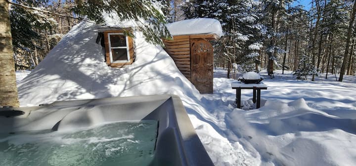 Tiny House Tipi – Spa Privé & ÉVasion En Forêt - Saint-Hippolyte