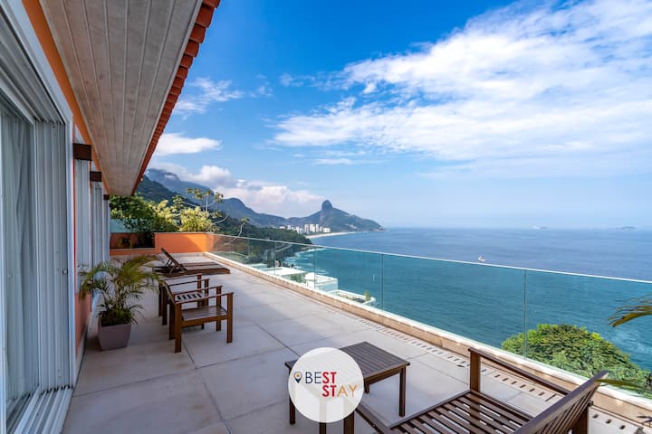 Casa Na Montanha Vista Espetacular Da Praia No Joá - Rio de Janeiro