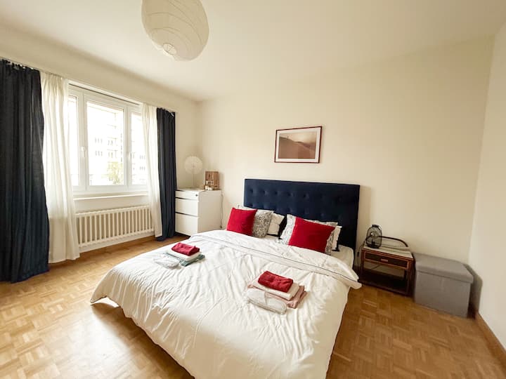 Appartement 2 Pièces + Balcon - Idéal Famille - Genebra