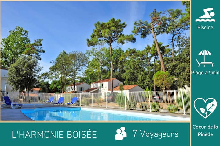 L'harmonie Boisée: Mer, Piscine Et Pinède - La Tranche-sur-Mer
