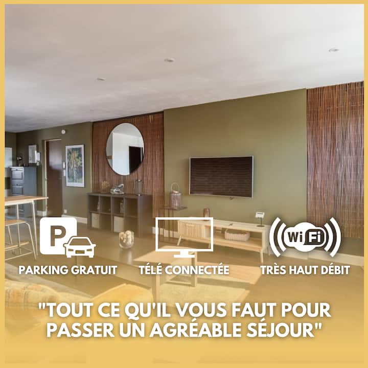 Le Safari : Wifi/ Parking/ Télévision - Lorient