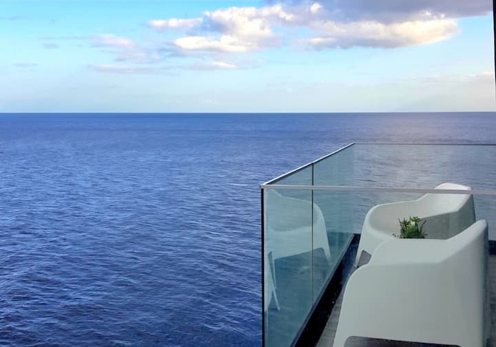 Apt.k-cliff Residence Over The Ocean-200 Mbps Net. - Machico