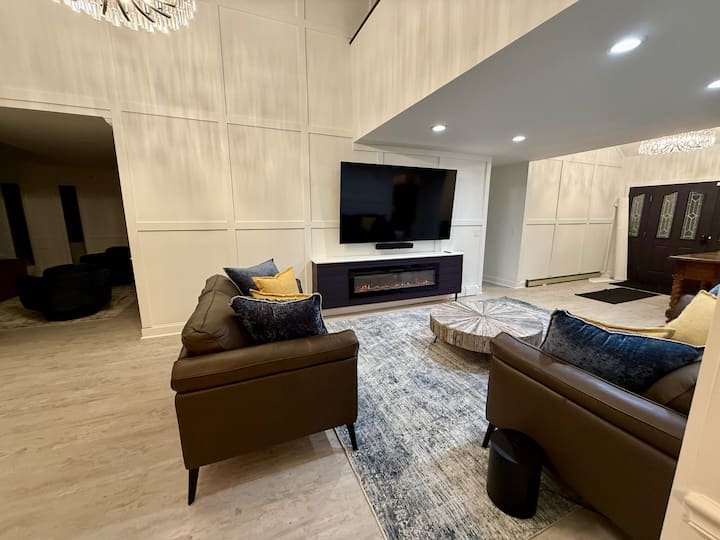 Lux 5br Home, Ski, Sauna, Golf, Firepit, Mtn Creek - ヴァーノン・タウンシップ, NJ