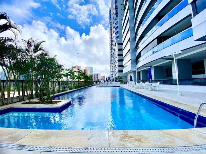 Apto Luxo A 100m Do Salvador Shopping - Salvador