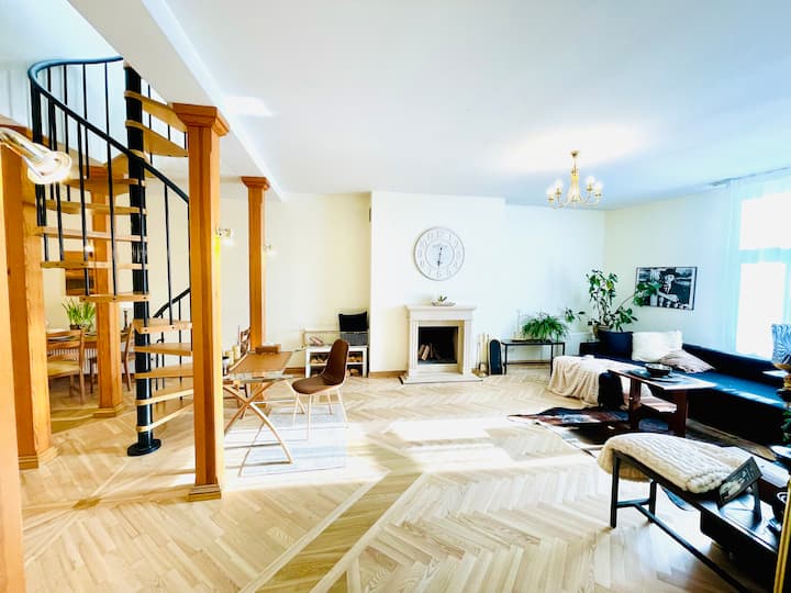 Penthouse With Private Rooftop - Riga