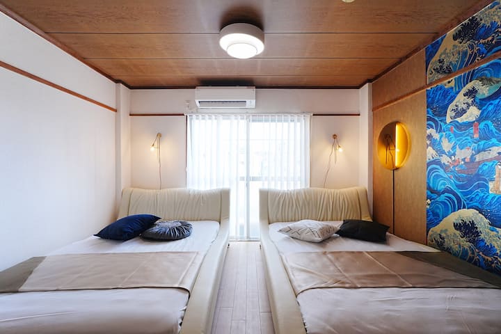 No Transfers From Airport｜luxury Wave Bed｜1dk 30㎡ - Asakusa